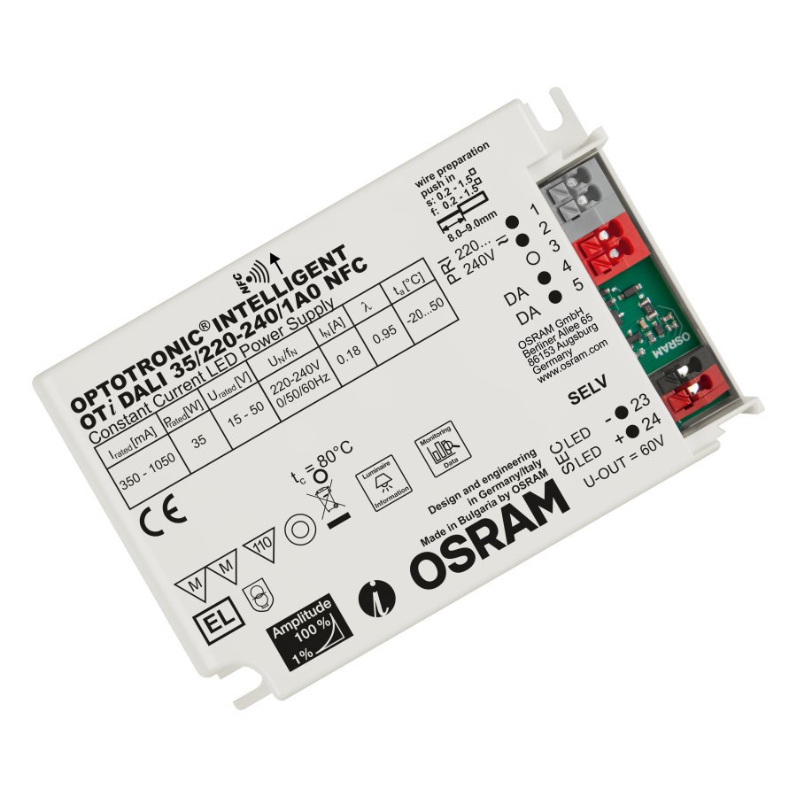 10W Osram Optotronic Programmable LED Driver 2.5-45V