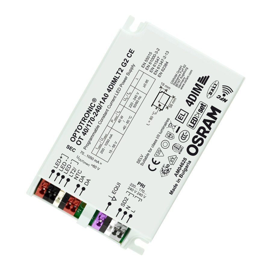 40W Osram Optotronic Programmable LED Driver 15-56V