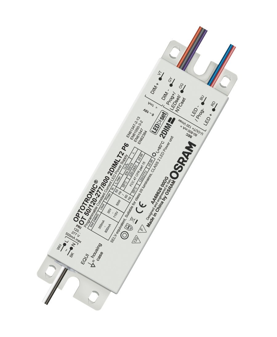 50W Osram Optotronic Programmable LED Driver 30-115V