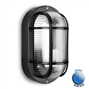 Carnforth Black IP44 Outdoor Bulkhead