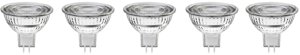 Pack of 5x Integral Dim. LED MR16 5.2W 2700K