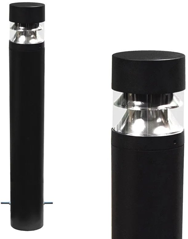 Parabola Bollard Light - Professional Root Mount System Lumena PARA-FBL ...