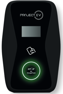 Black finish 22kW Project EV Charger