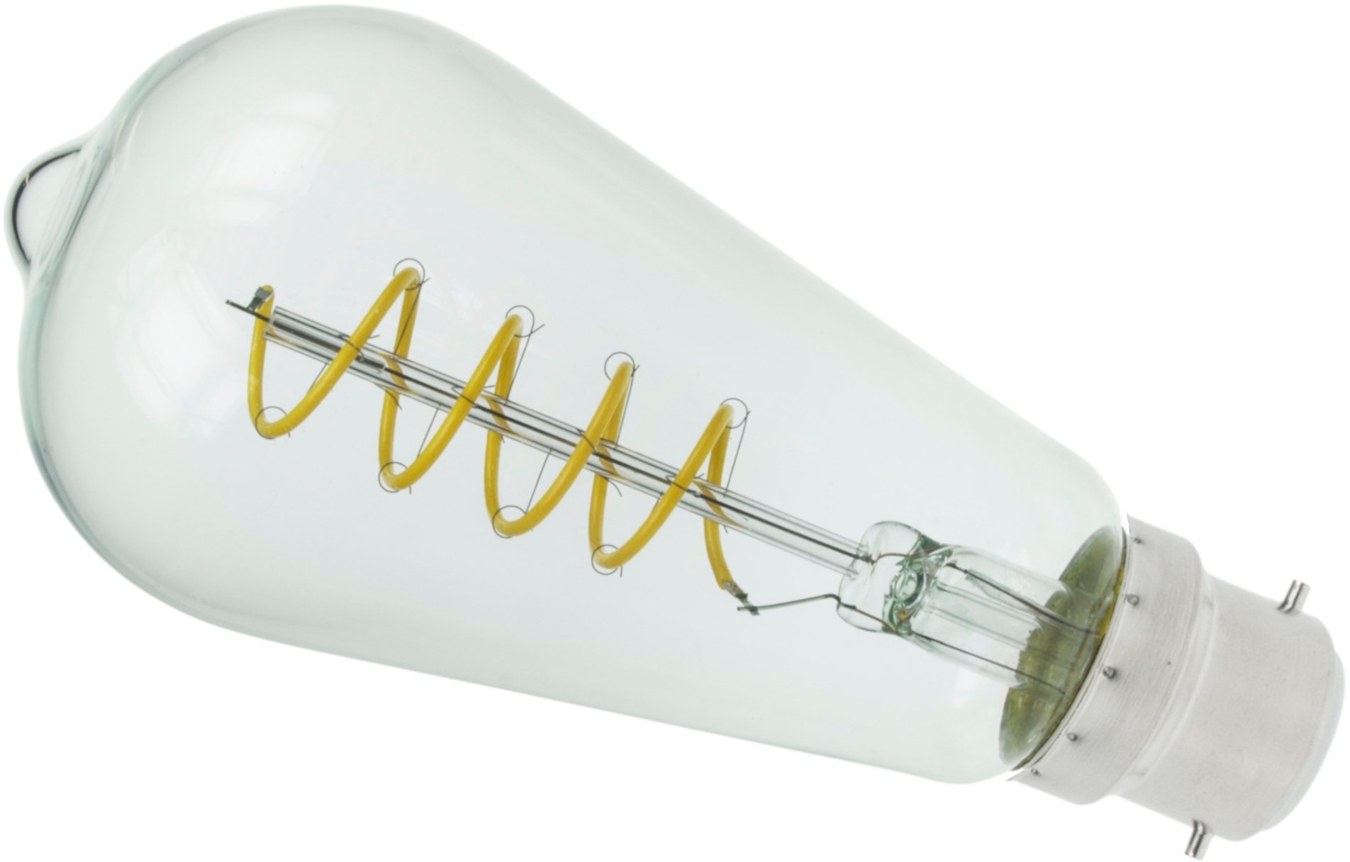 4 Watt Prolite ST64 BC LED bulb Yellow 240V