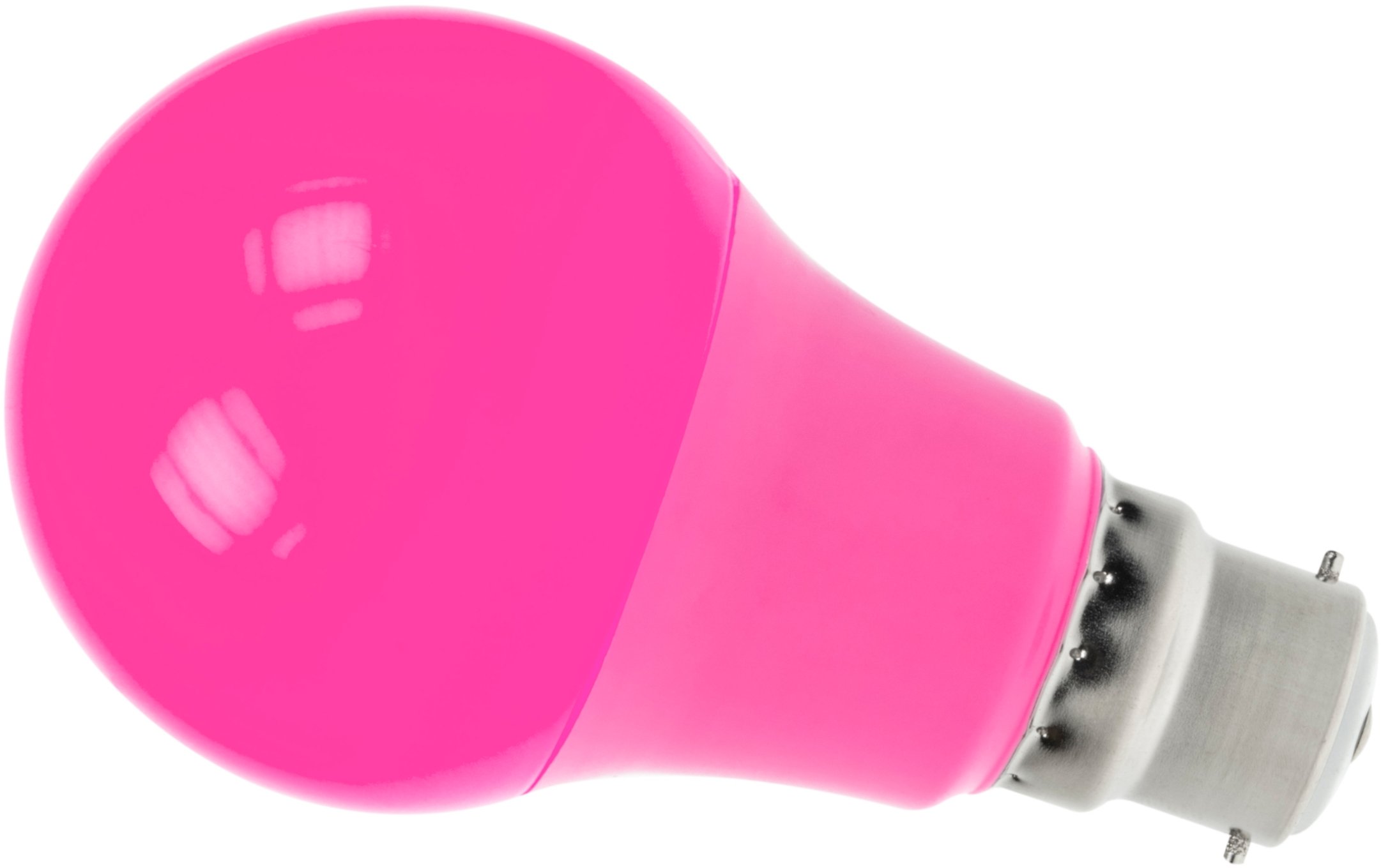 6 Watt Prolite BC GLS LED bulb Pink 240V