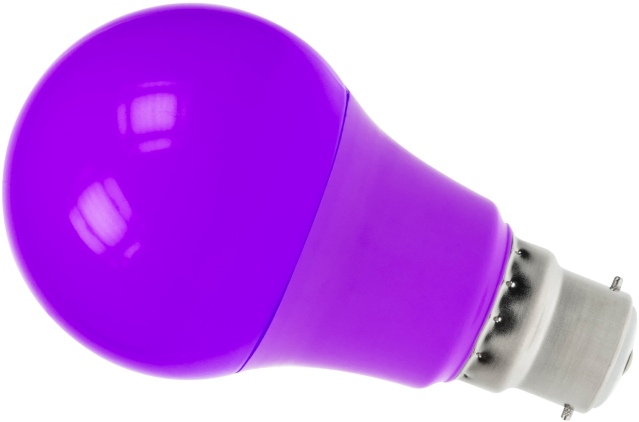 6 Watt Prolite BC GLS LED bulb Purple 240V