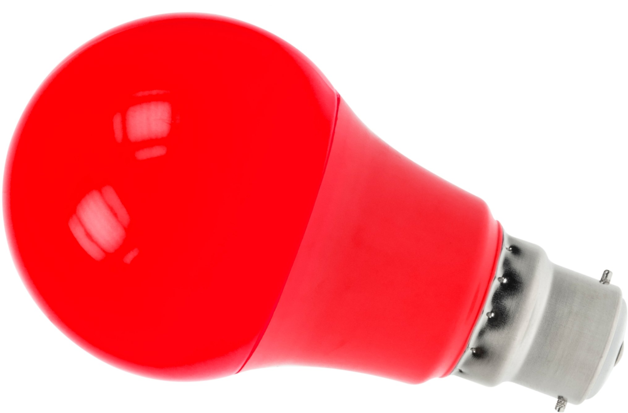 6 Watt Prolite BC GLS LED bulb Red 240V