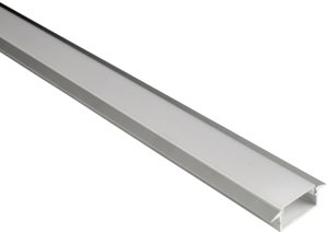 Robus | Recessed Aluminium Extrusion 21.7mm Deep 20mm Inner Width 2m Long
