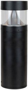 Robus Orient 20W CCT Selectable 630mm Flat Top Bollard Black Versatile ...