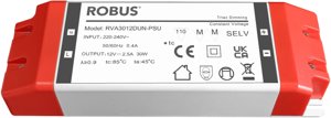 Robus | Vegas 180W, 12V, IP20 Constant Voltage Driver, Non-Dimmable