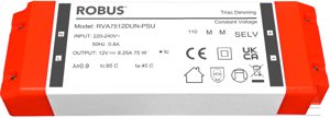 Robus | Vegas 75W, 12V, IP20 Driver, Triac Dimmable