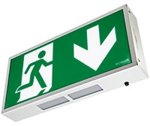 8W T5 Maintained Lit Emergency Exit Fitting 3hr functionality