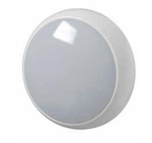 10W 'Golf' MW Sensor Cool White Circular LED Bulkhead By Robus