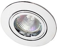 Robus 50W GU10 Dim Chrome Downlight IP20