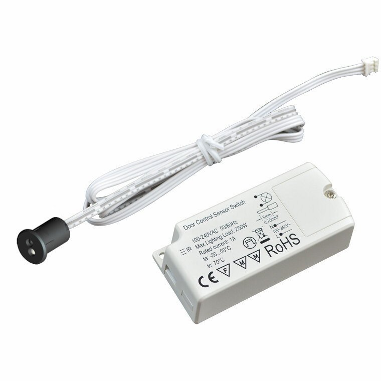 Discreet Miniature Recessed Single Door Sensor (S-MINI-DS) | ELD Lighting