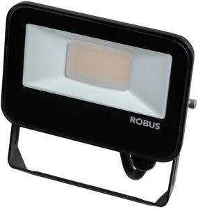Robus Selest 20W Floodlight IP65 CCT3 Black with 1m Flex