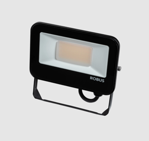 Robus Selest Plus 10W/20W Floodlight IP65 CCT3 Black with 1m Flex