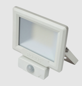 Robus HiLume 30W LED Flood Light with PIR IP65 White 4000K