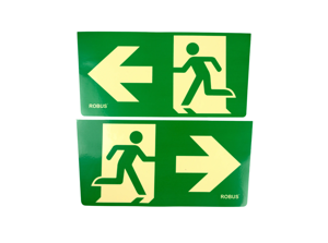 Robus Running Man Legend Stickers R8MLEDDEXLR - Left & Right for R8MLEDDE