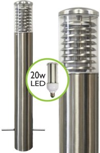 STELLED Bollard, 1m SS 316 (1.4m Root Mount System) - LSTEL100-RM ...