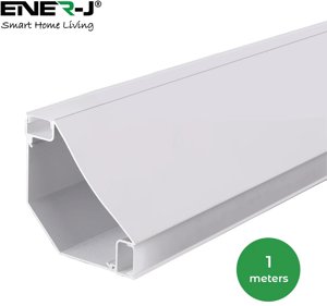 Gypsum LED Cove Light 45Â° Corner Aluminum Profile | 1M | T650