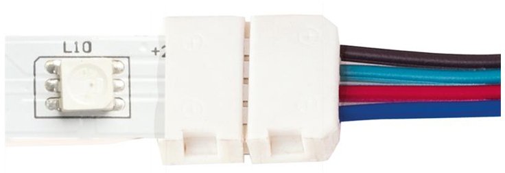 Wired Connector RGB LED Strip Light for 24 Volt