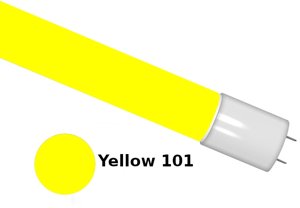 1500mm Colour 101 Yellow 32mm LED Tube Sleeve