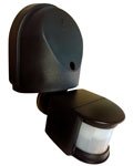 Black External PIR Sensor | 180 Degrees & IP44 Rated