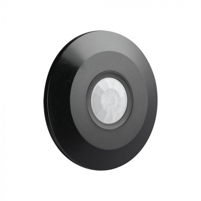 VTAC 5087 PIR Ceiling Sensor Black (Flat) | Advanced Motion Detection ...