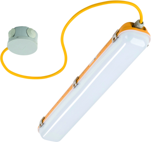 Red Arrow 110V Emergency 4000K 20W Light 600mm C/W Flex + JB