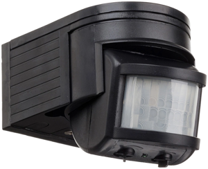 Standalone PIR Wall Mounted Sensor Black
