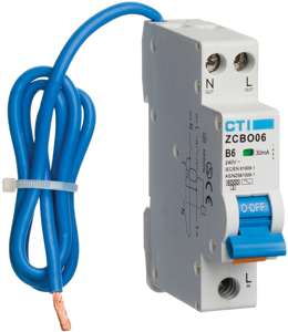 ZCBO6/M Red Arrow 6A Mini RCBO â Single Pole Type AC for Reliable ...
