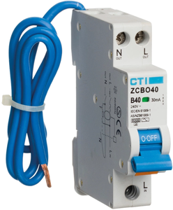 ZCBO40/M/A Red Arrow 40A Mini RCBO â Single Pole Type A for Enhanced ...