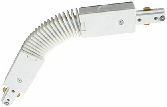 230V Track Flexible Connector White