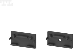 Set of Plastic End Caps P13-3 [C15] Black - Part 771331503 | Durable ...