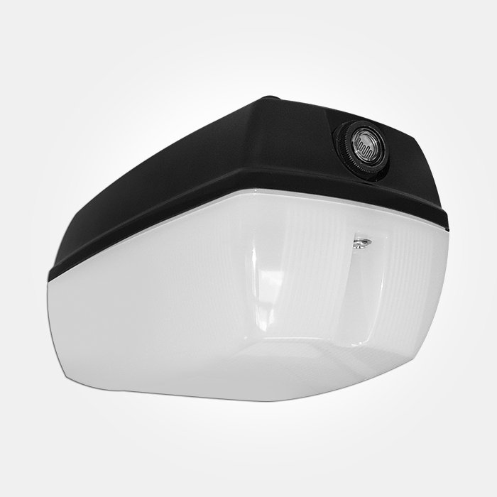 10W IP65 LED Polycarbonate Bulkhead with Photocell by Eterna ...