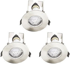 3 x Integral Evofire LED Downlight IP65 GU10 + Insulation Guard