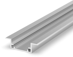 2m Waterproof LED Profile Silver Anodised P11-2 (7.7mmx19.2mm)