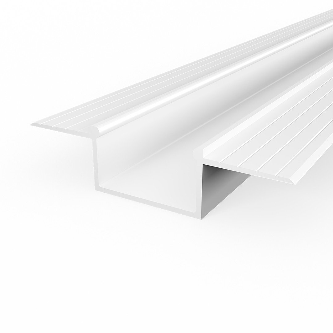 2m Recessed LED Profile White P14-3 (22mm x 12.5mm)