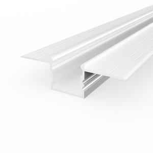 2m Recessed LED Profile White P18-3 (16.2mm x 12mm)