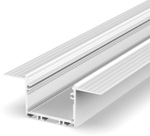 2m Architectural LED Profile White P22-7 (31.4mm x 25mm)