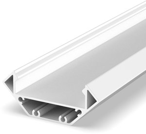 2m Corner LED White Profile P3-3 (41mmx17mm)
