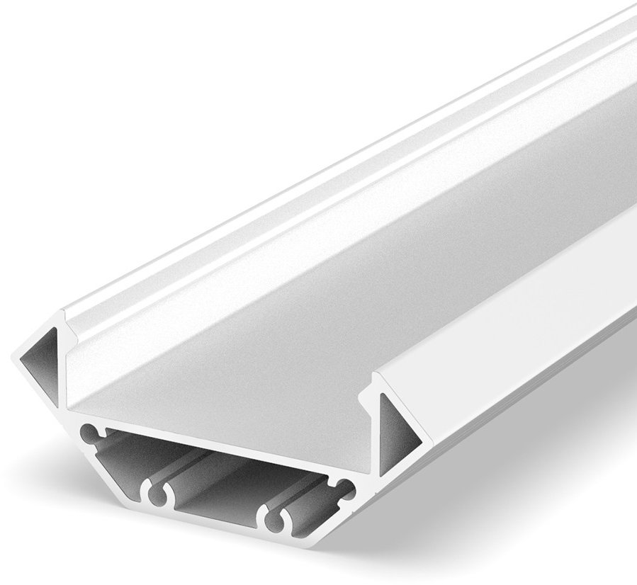 2m Corner LED White Profile P3-3 (41mmx17mm)