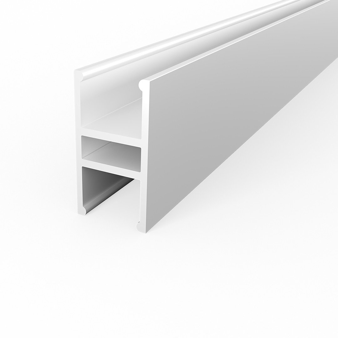 2m Surface Mounted LED Profile White P5-10 (30.6mmx16.2mm)