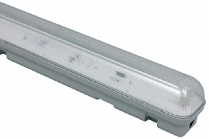 IP65 Single Non-Corrosive 6ft LED Ready Fitting