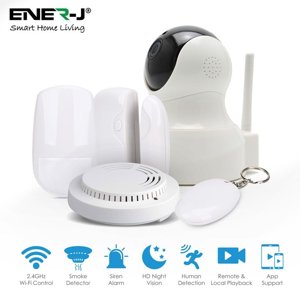 Complete Smart CCTV Security System Kit with Indoor IP Camera, PIR ...